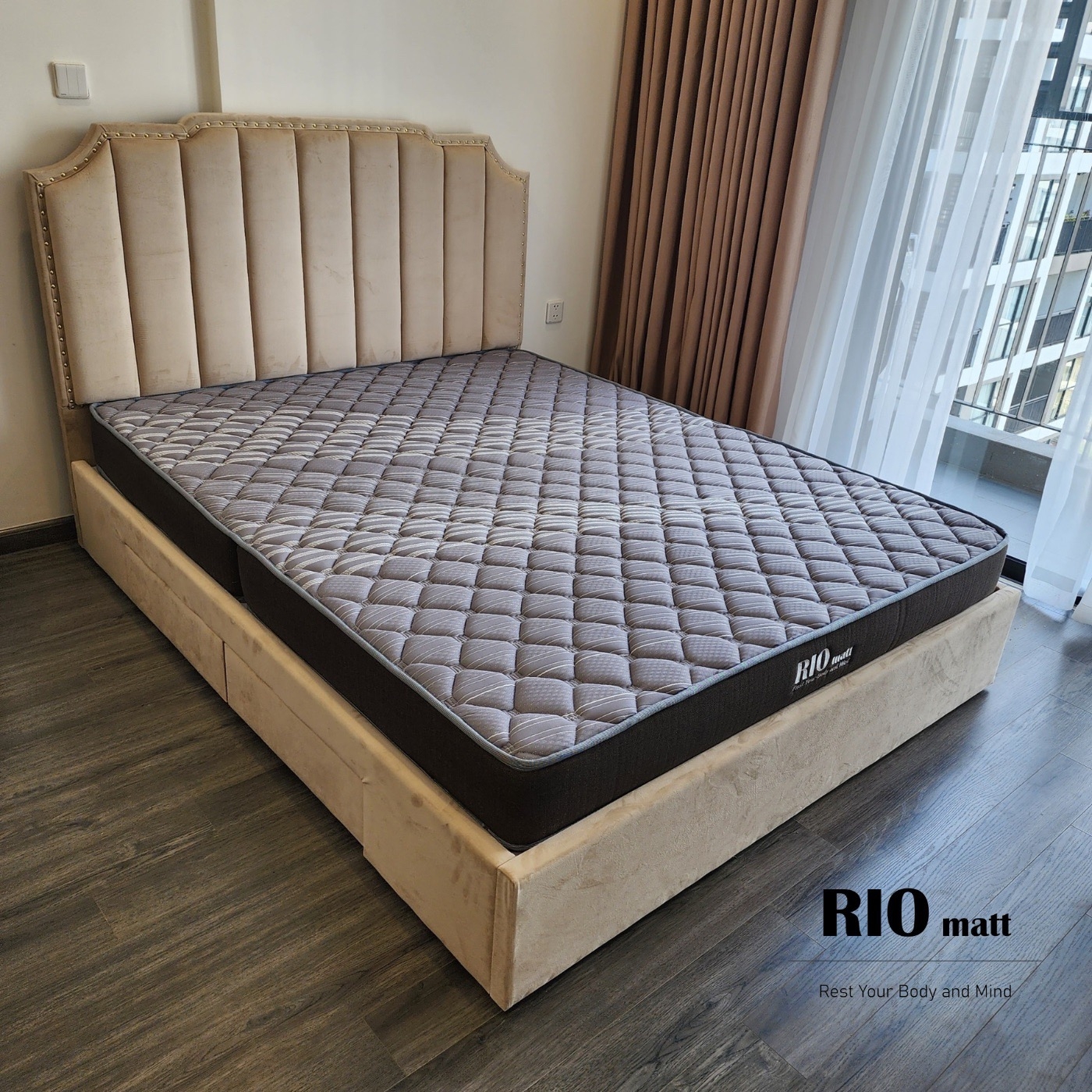 Đệm cao su tổng hợp Kim Cương Rio Matt 14 cm (160 x 200) | Đệm Bông Ép ...